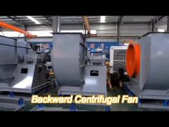 Fan radiale centrifugo curvo a rovescio della trasmissione a cinghia del fan 440V 480V 660V