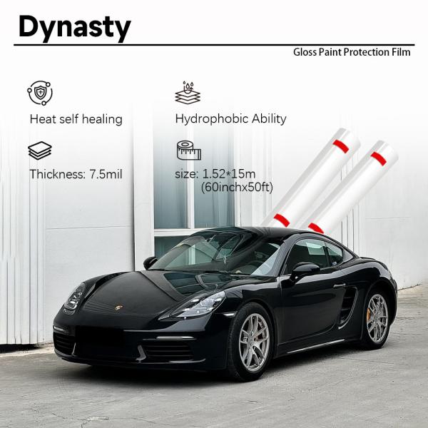 Quality TPU Glossy Wrap Clear Wrap Pattern Car Paint Protection Film for sale