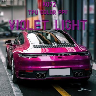 China K072 Colore TPU violettino chiaro adesivo protettivo per vernice auto for sale