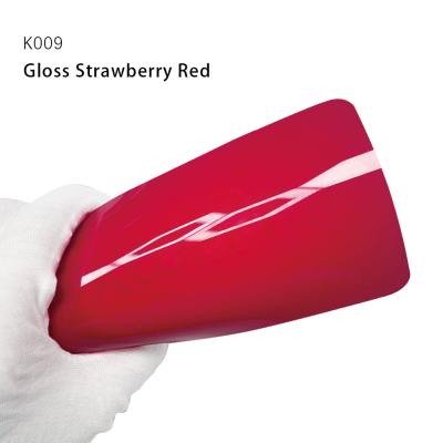 Cina K009 TPU Pellicola di protezione auto a colori con colore rosso di fragola lucente in vendita