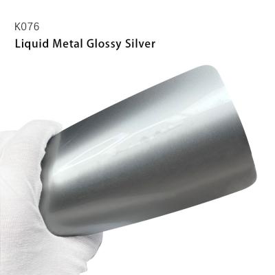 Cina K076 Film protettivo per verniciature per auto TPU a colori di metallo liquido lucido argento in vendita