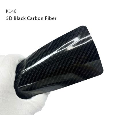 Cina K146 5D Nero TPU Color Car Carbon Fiber Paint Protective Film Forgiato Vinyl Wrap in vendita