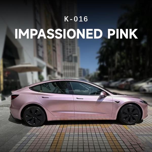 Quality Impassioned Pink Bentley TPU Color Car Paint Protection Wrap 7.5mil K-016 for sale