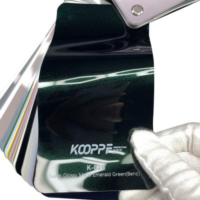 Cina Metallo lucido smeraldo verde Benz TPU Vernice auto Protezione 7.5mil K-020 in vendita