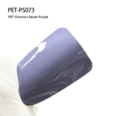 China PET-PS073 PET Victoria'S Secret Purple Automotive Film Abrasion Resistance Gloss Wrap for sale