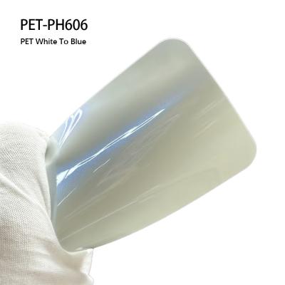 Cina PET-PH606 PET autoadesivo da bianco a blu 1.52m x 18m per la protezione della vernice in vendita