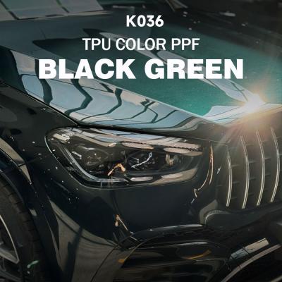 China K036 TPU nero verde colore pellicola protettiva per verniciature auto 8.0mil for sale