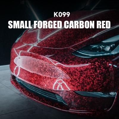 中国 K099 小さな赤いTPU カラーカー カーボンファイバー PPF 鍛造 販売のため
