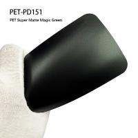 Quality PET-PD151 PET Super Matte Magic Green Color Car Vinyl Sticker Paint Protection for sale
