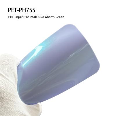 China PET-PH755 PET Liquid Far Peak Blue Charm Green 7.5mil Proteção de veículo for sale