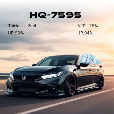 China Pellicola Protettiva per Auto con Adesivo 76% VTL 99% UR 94% IR Nano Ceramica per Carrozzeria for sale