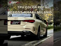K031 Gloss Khaki Milano Color Paint Protection Film Color Vinyl Wrap
