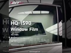 15% VLT Car Window Tint Film With 90% IR Rejection And 2.0 Mil Thickness