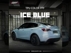 K130 Lce Blauw TPU Auto gekleurde PPF film 8,0 Mil Dikte