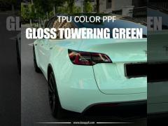 K012 TPU vert éclatant, couleur de peinture automobile, film de protection en vinyle