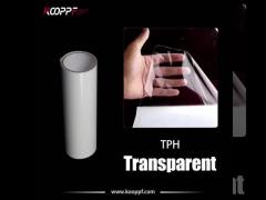 TPU Car Lamp Film Self Healing Protective White To Purple Color 0.3*15m