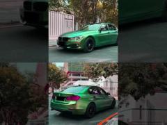 PET-PD505 PET Matte Chameleon Early Spring Green 7.5mil Car Matte Wrap