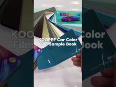 K019 Glanzend Toscaans Blauw TPU Kleur Auto Verf Beschermende Film Glanzend Vinyl Wrap