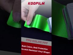 K004 Porsche Aventurine Groen Kleur Auto Verf Beschermingsfilm 1.52 x 16m