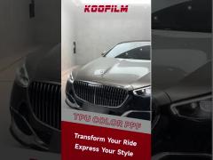 Brooklyn Grau TPU Farbschutzfilm Selbstklebstoff Aufkleber für Autos