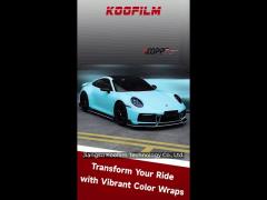 gloss sky blue car wrapping film tpu coloured ppf paint protection film for cars