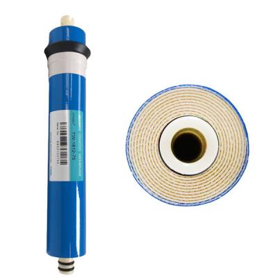 China Tw-1812-75 GPD Binnenlandse van de het Waterfilter van het Omgekeerde Osmosemembraan Brakke het Waterzuiveringsinstallatie Te koop