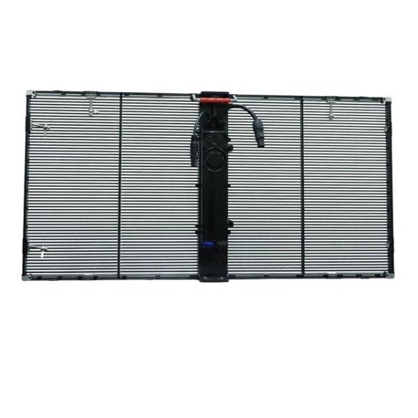 IP65 Waterproof Glass Transparent LED Display Screen Panel 6mm