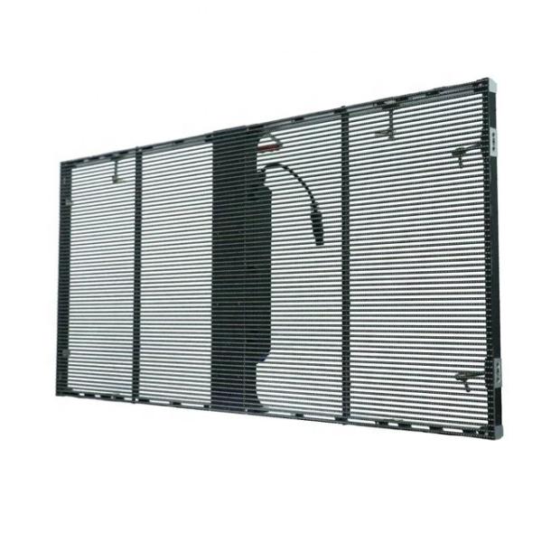 IP65 Waterproof Glass Transparent LED Display Screen Panel 6mm