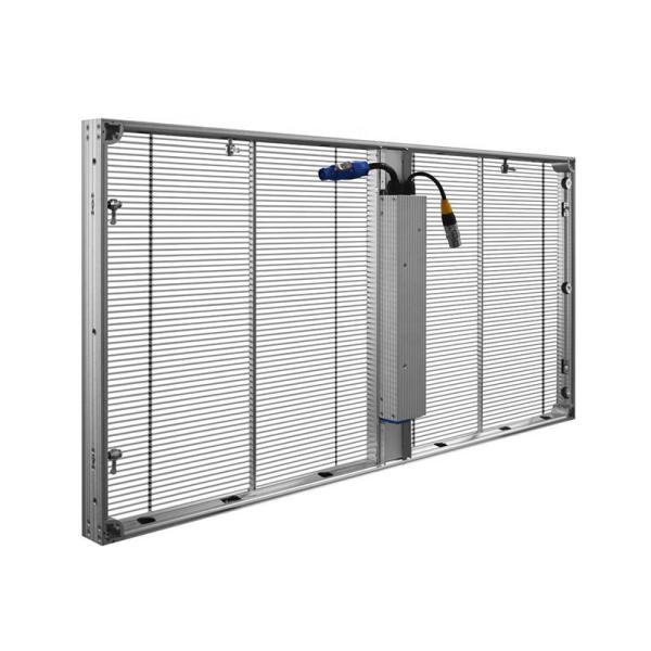 IP65 Waterproof Glass Transparent LED Display Screen Panel 6mm