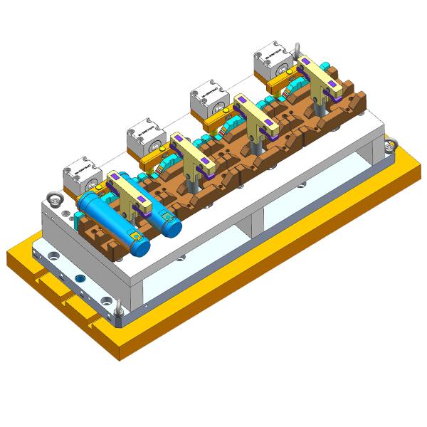 Quality Cutting Hydraulic Machining Fixture Clamps For Industrial CNC Workholding for sale