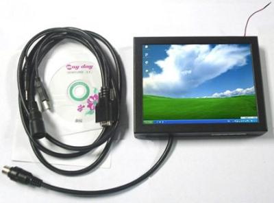 China 8" SKD Metal Cover HL-807 VGA Monitor with Touch Screeen for Industrial PC IPC Display for sale