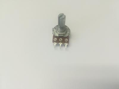 China 16mm Rotary potentiometer with 15,000 cycles rotational life for voice box/Car Amplifiers for sale