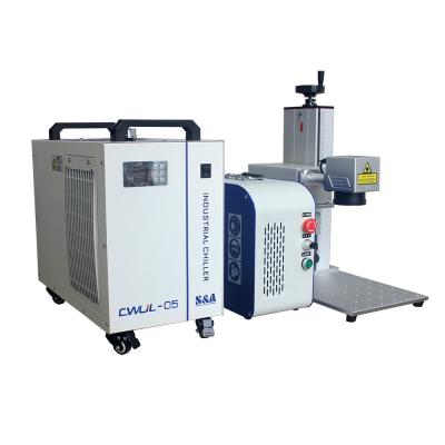China Portable 3W 5W 10W 3D UV Laser Marking Machine for Glass Paper Cloth Acrylic Wood Rubber Metal Jewelry Crystal Plastic for sale