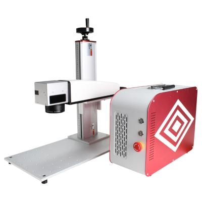 Cina Macchina portatile della marcatura del laser della fibra da 20 watt per rosso d'ottone di alluminio e blu d'acciaio in vendita