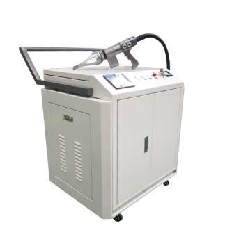中国 レーザーのクリーニング装置50W 100W 500Wをきれいにする錆取り外しの油絵のコーティング 販売のため