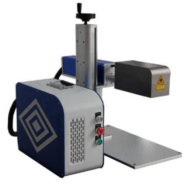 Cina 3D macchina dinamica dell'indicatore del laser della fibra del fuoco MOPA 60W 100W in vendita