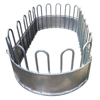 China Heavy Duty Durable Metal Hay Rack Featuring Rust Resistant Coating and Easy Installation Suitable for Livestock Feeding for sale