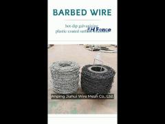 10 gauge galvanized barbed wire fence railways highways concertina coil wire