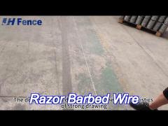 safety galvanized barbed wire fence wide range barbed wire pvc coated