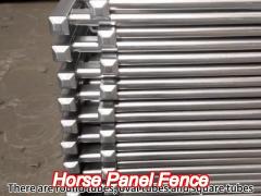 Pólvora revestida + painéis galvanizados de corral de cavalo personalizados 1,8m de altura