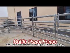 Facile d'assemblage Panneaux de corral pour bétail Panneau galvanisé pour bétail 12 pieds 15 pieds 20 pieds