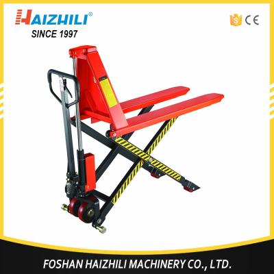 China Quick lift hydraulic 1.5 ton scissor lift hand pallet truck with cheap price for sale