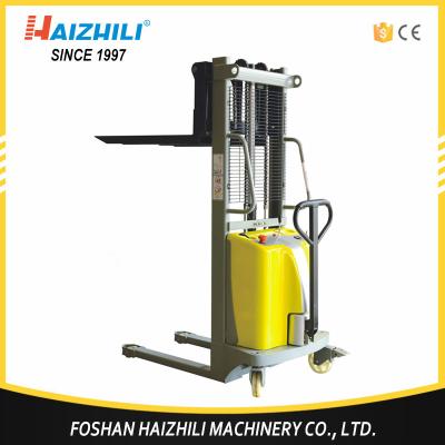 China Low price material handling tools China 1000kg semi-electric stacker manufacturer for sale