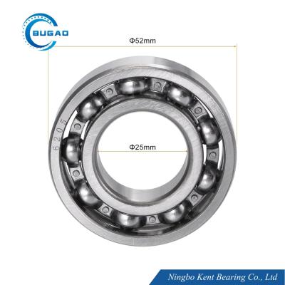 China 6205 RS ZZ Chrome Steel Deep Groove Ball Bearing for Water Pumps for sale