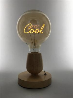 Cina 125mm retro chiaro E27 ambrato Edison Decorative Filament Bulb in vendita