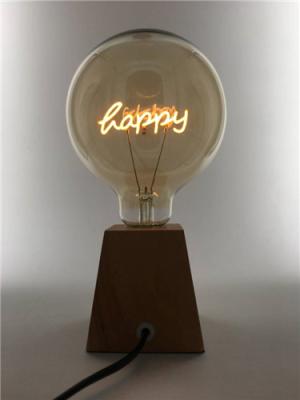 Cina Lampadina decorativa di vetro del filamento di spirale G125 della lettera di LVD in vendita