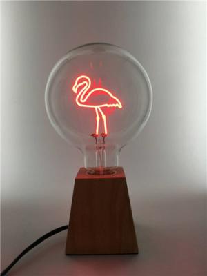 Cina 400lm globo decorativo della lampadina del filamento del fenicottero di vetro E27 G125 contabilità elettromagnetica in vendita