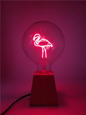 Cina 400lm globo decorativo della lampadina del filamento del fenicottero di vetro E27 G125 contabilità elettromagnetica in vendita