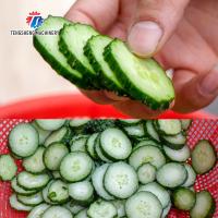 China 0.375KW Vegetable Processing Machine Desktop Leeks Cutter for sale