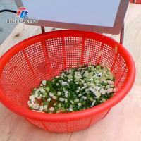 China 0.375KW Vegetable Processing Machine Desktop Leeks Cutter for sale